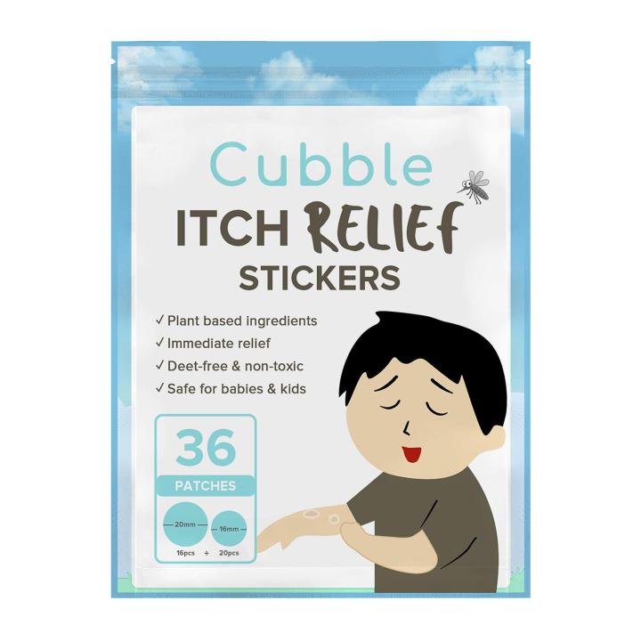 Cubble Itch Relief Stickers With Hydrocolloid Pro-Vitamin B5 | Lazada ...