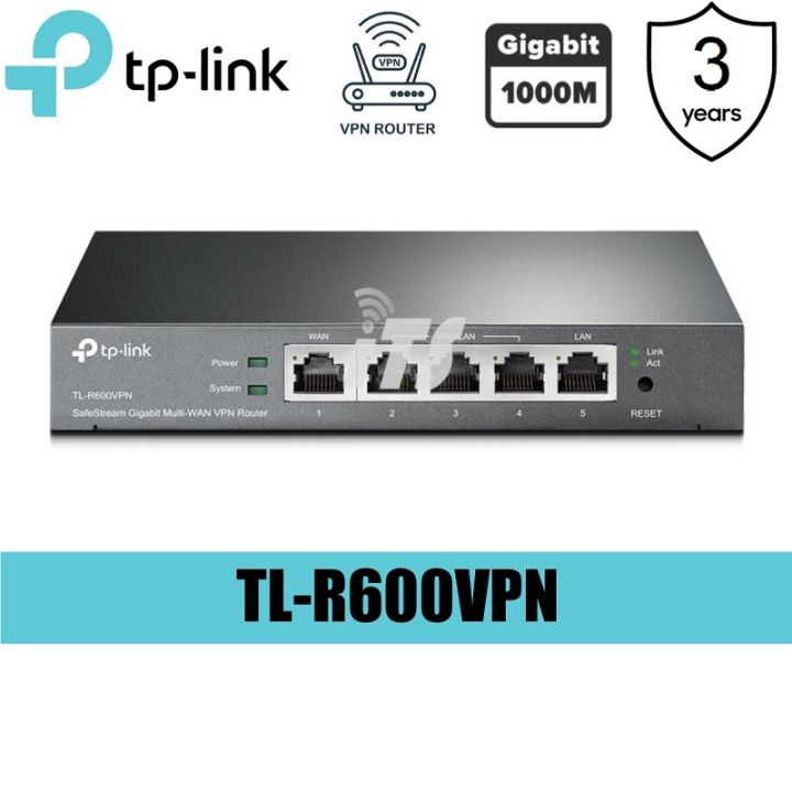 TP-Link SafeStream Gigabit Multi-WAN VPN Router (TL-R600VPN / ER605 ...