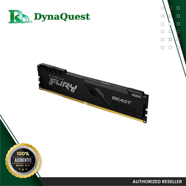 Kingston Fury Beast 16GB 3200MHz DDR4 CL16 KF432C16BB1/16 Desktop Memory Ram (Black) | Lazada PH