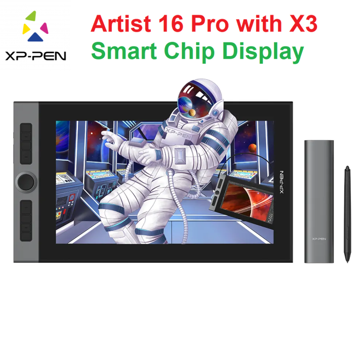 XP-Pen Artist Pro 16 Drawing Display Full Laminated Graphics Pen ...
