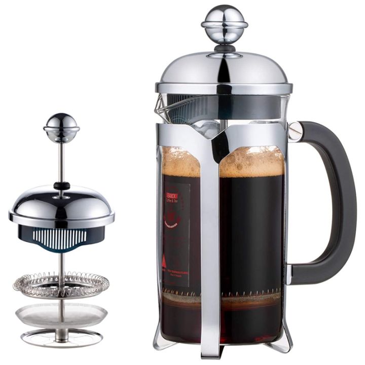 French Press Coffee Maker,Press System,Heat Resistant Thickened ...