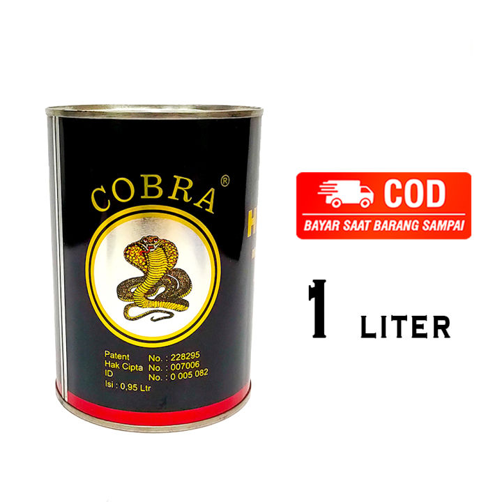 TINER THINER COBRA HITAM / PENGENCER CAT 1 LITER | Lazada Indonesia
