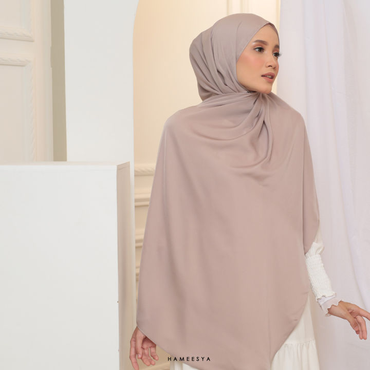 Satin Shawl Labuh Matte Satin Shawl Nikah Hameesya | Lazada