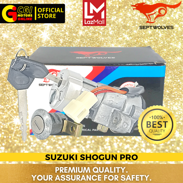 SEPTWOLVES Key Set (Main Switch & Seat lock) Suzuki Shogun Pro | Lazada PH