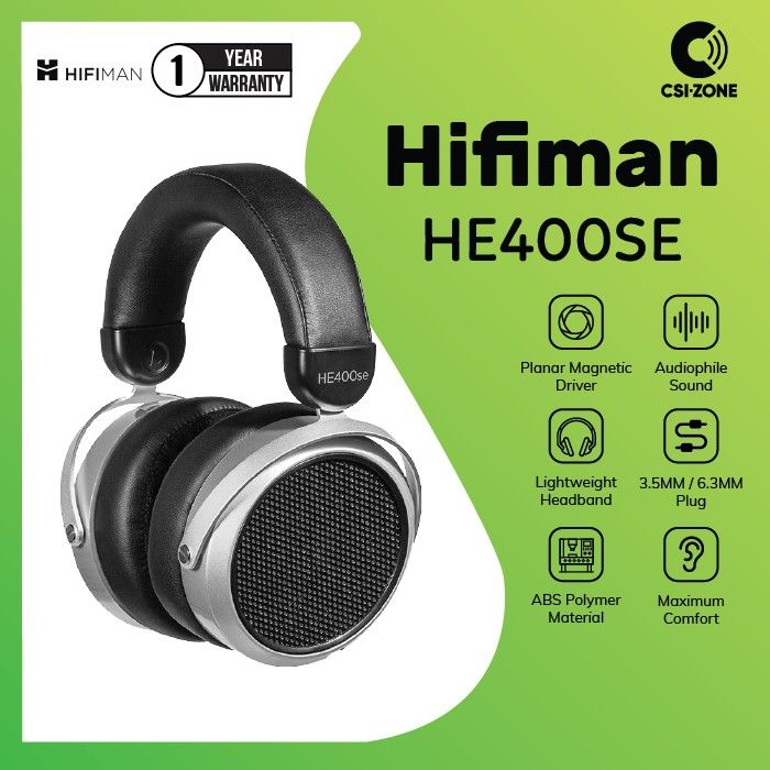 HIFIMAN HE400SE / HE400 SE OPEN BACK PLANAR MAGNETIC HEADPHONE | Lazada ...