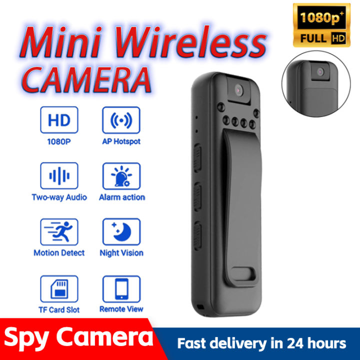 Mini Camera Video Recorder Portable Wireless Night Vision HD 1080P ...