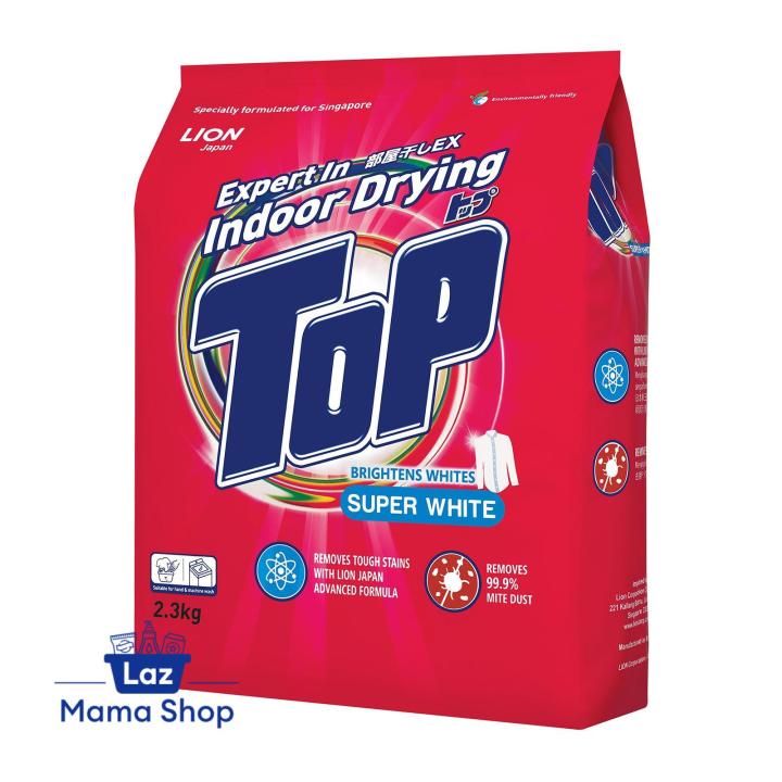 Top Super White Powder Detergent -2.3kg (Laz Mama Shop) | Lazada Singapore