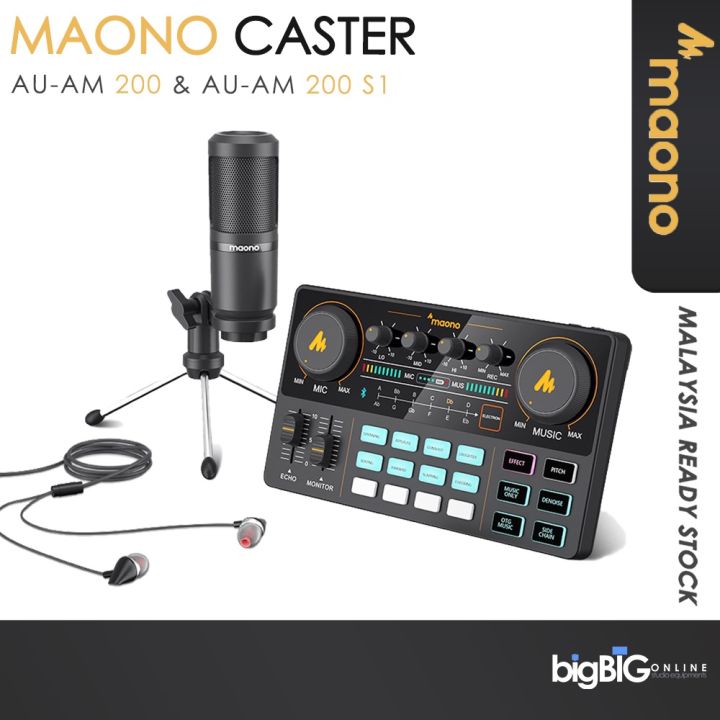 MAONO Maono Caster Lite AU-AM200 & AU-AM200 S1 All-In-One Podcast ...