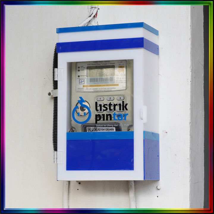 Box Meteran PLN Prabayar Besar Listrik Pintar Bahan Acrylic | Lazada ...