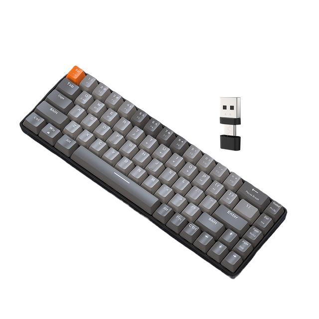 AJAZZ AK992 USB Mini Mechanical Gaming Wireless Keyboard 68/ 100 Keys ...