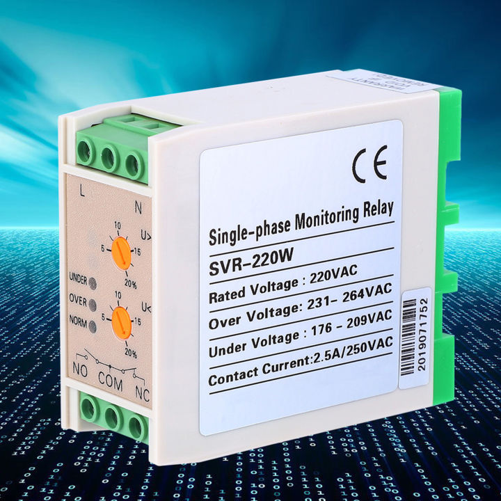 Overvoltage Protector Monophase Single Phase Power Monitoring Relay ...