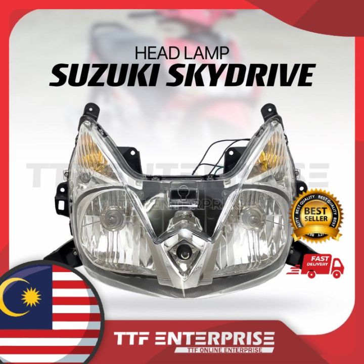 SUZUKI SKYDRIVE 125 HEAD LAMP (CLEAR) SKY DRIVE 125 SKYDRIVE125 | Lazada