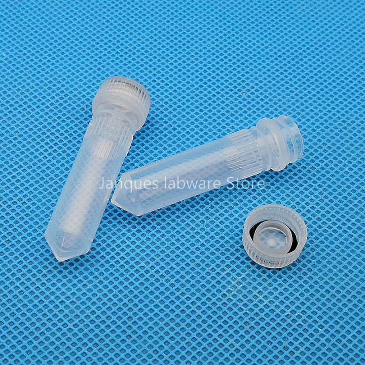 Laboratory 2ml Plastic Freezing Tubes Conical Bottom Biological Sample ...