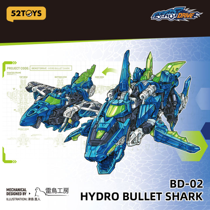 【Available on November 15th 08:30】52TOYS SHARK TRANSFORM Mecha ...
