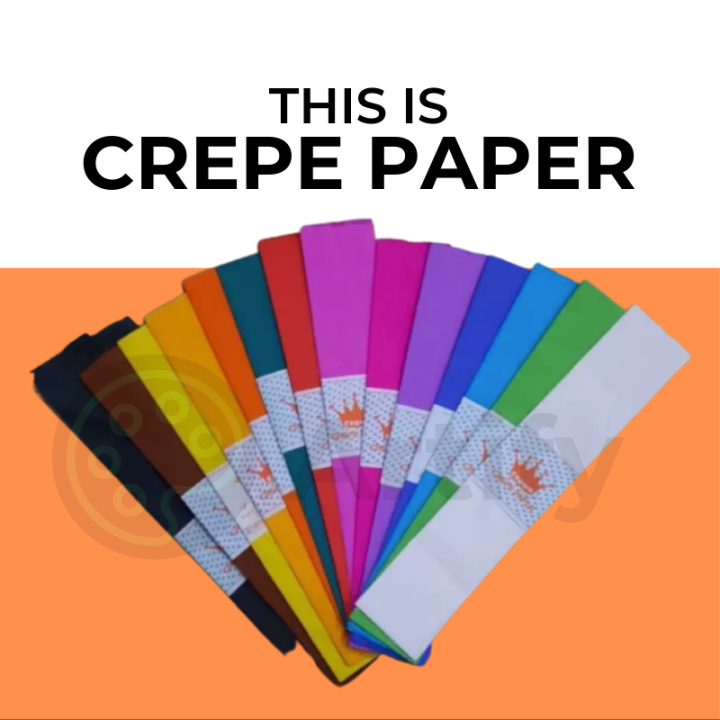 Crepe Paper 50mmx2000mm Sold Per Roll Crepe Paper Per roll [Artify ...