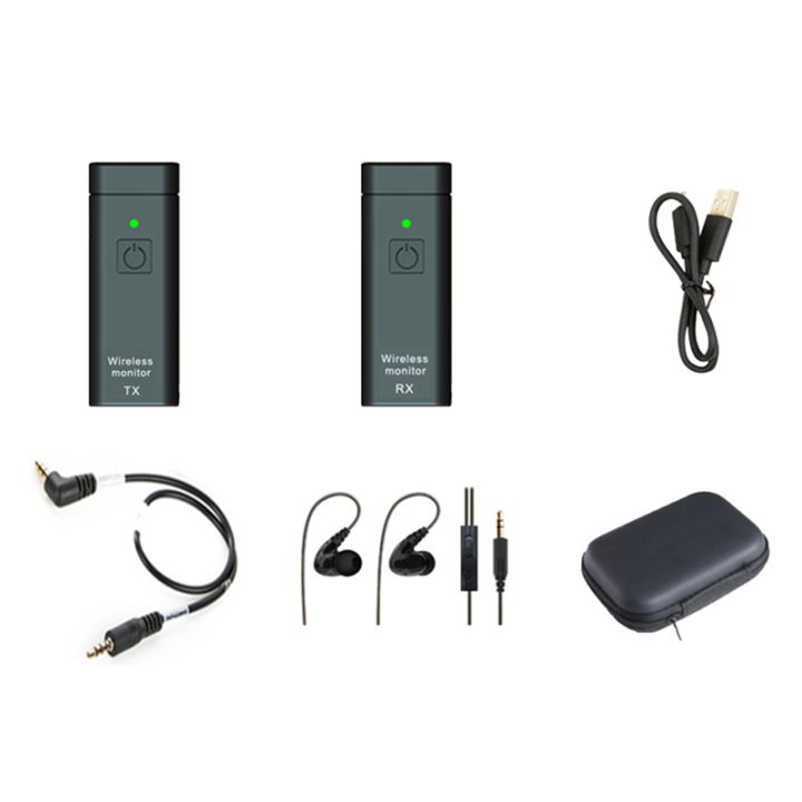 IEM Stereo Transmitter Receiver Real-Time Ear Return Wireless Earphone ...