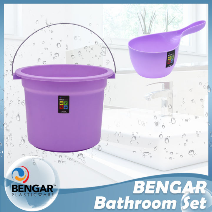 Pail water dipper timba tabo timba plastic bucket bathroom set pail and ...