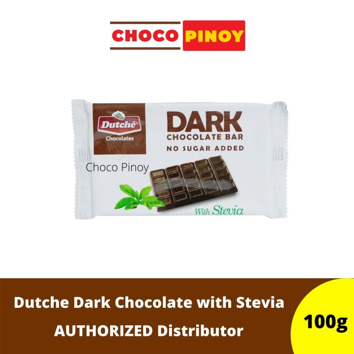 Dutche Dark Chocolate with Stevia 100 Grams | Lazada PH
