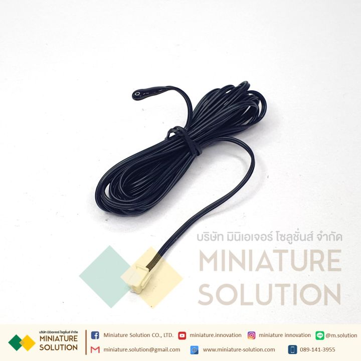 NTC Temperature Sensor เซ็นเซอร์การวัดอุณหภูมิ NTC10K probe 2 meters 10 ...