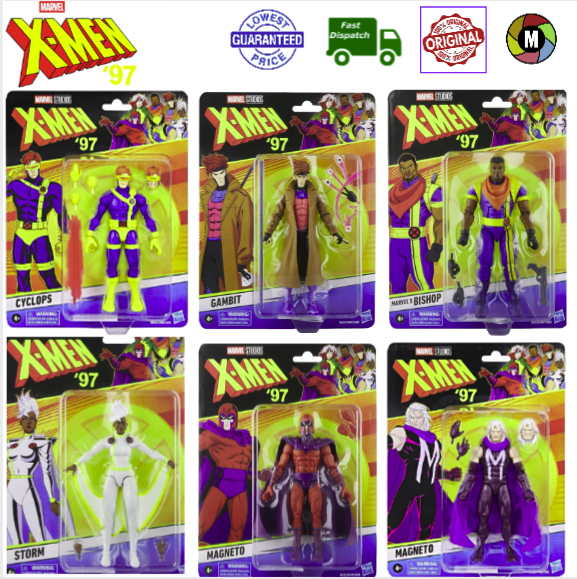 Marvel Legends X-men '97 Hasbro Cyclops, Bishop, Storm, Gambit, Storm ...