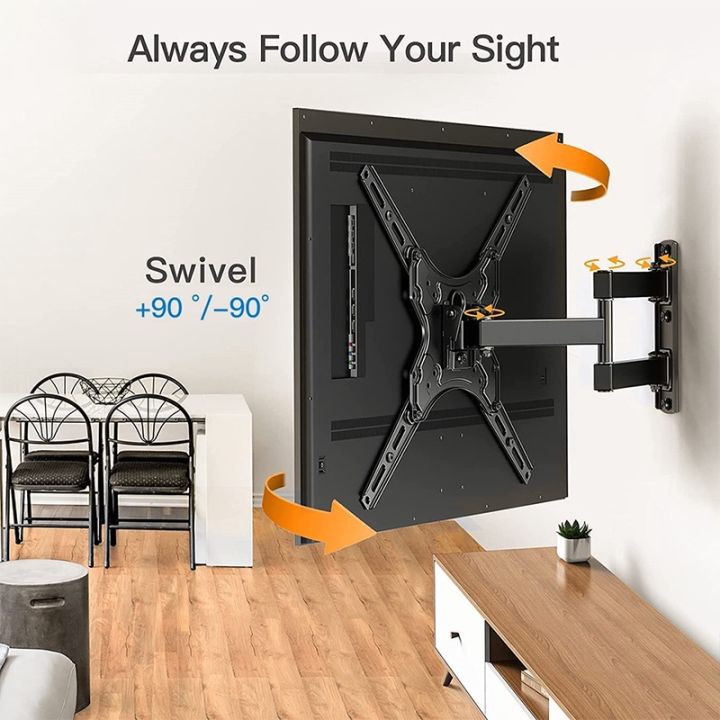 Expose TV Wall Mount Bracket 32-70 inche Swivel Tilt Swivel Monitor LCD ...