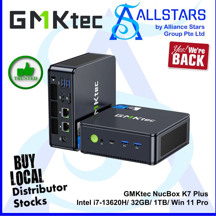 (ALLSTARS : Singapore Local Distributor Stocks !) GMKtec NucBox K7 Plus ...