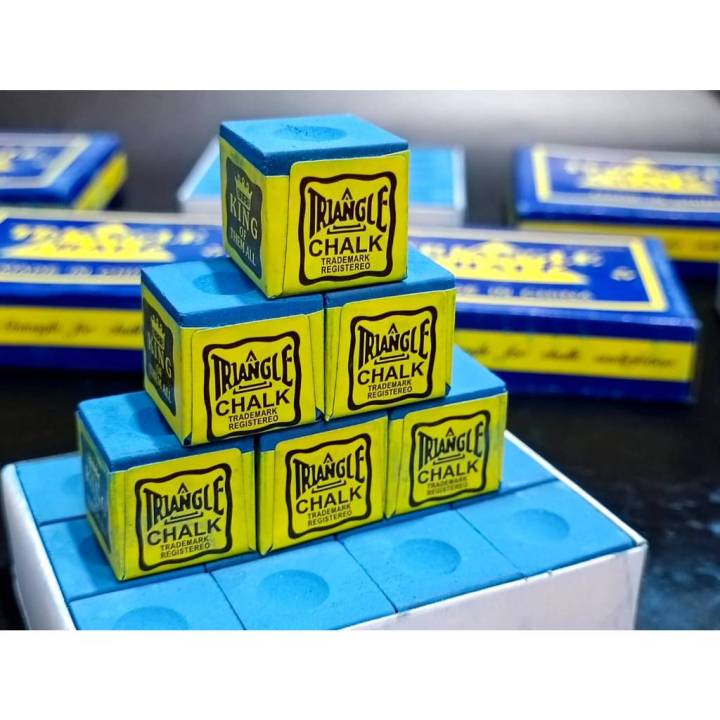 ชอล์กฝนหัวคิว สนุกเกอร์ TRIANGLE CHAL ช็อค ชอล์กฝนหัวคิว TRIANGLE Chalk ...