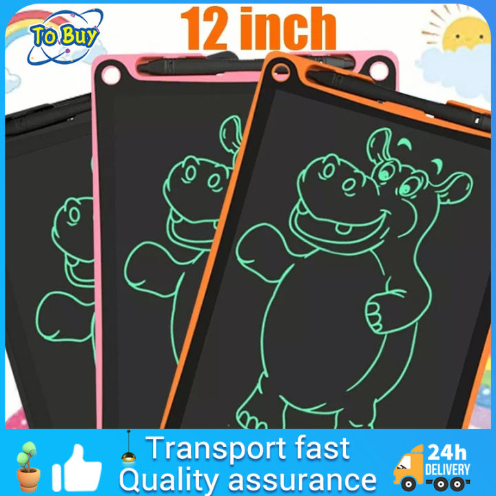 8.5 / 12 inch LCD Student Toy graffiti Handpainted Children's Portable ...