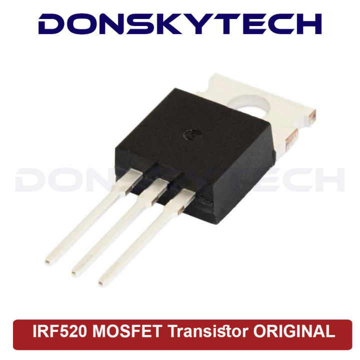 TRANSISTOR IRF520 ORIGINAL N-CHANNEL MOSFET TO-220 Package | Lazada PH