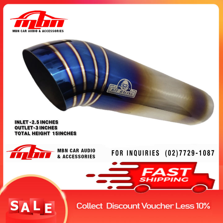 CAR EXHAUST fabulous MUFFLER TIP UNIVERSAL