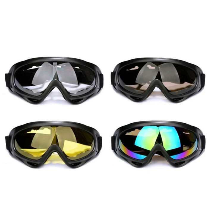 Off-road motorcycle goggles helmet bike glasses outdoor ski windproof ...