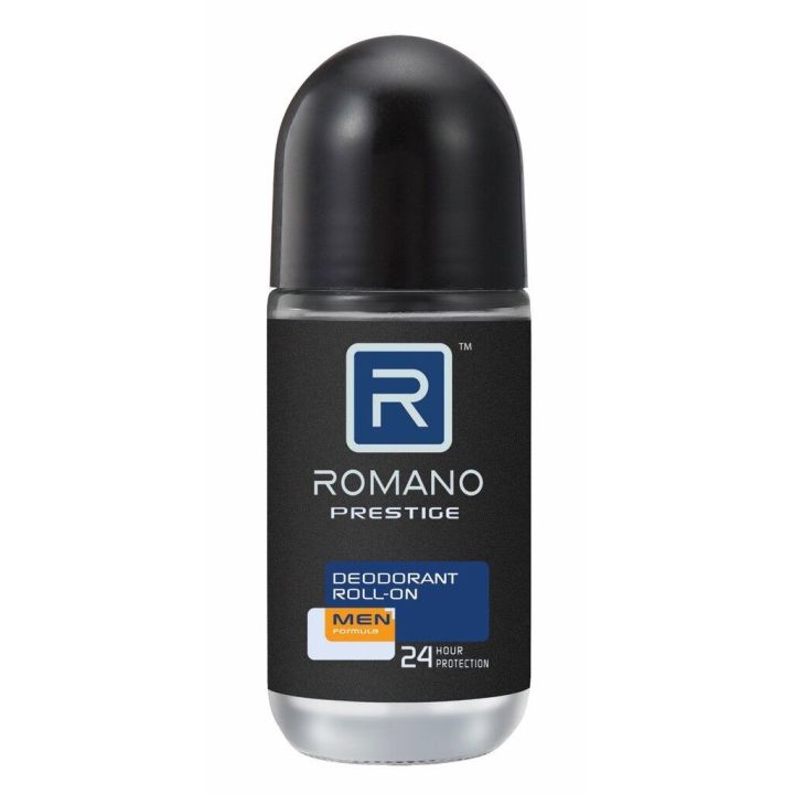 {Ready Stock} ROMANO DEODORANT ROLL ON Prestige 40ML 100% Original | Lazada