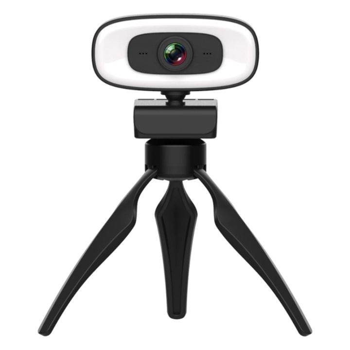 USB Webcam 4K 1080P Mini Camera with Microphone Black ABS for PC Video ...