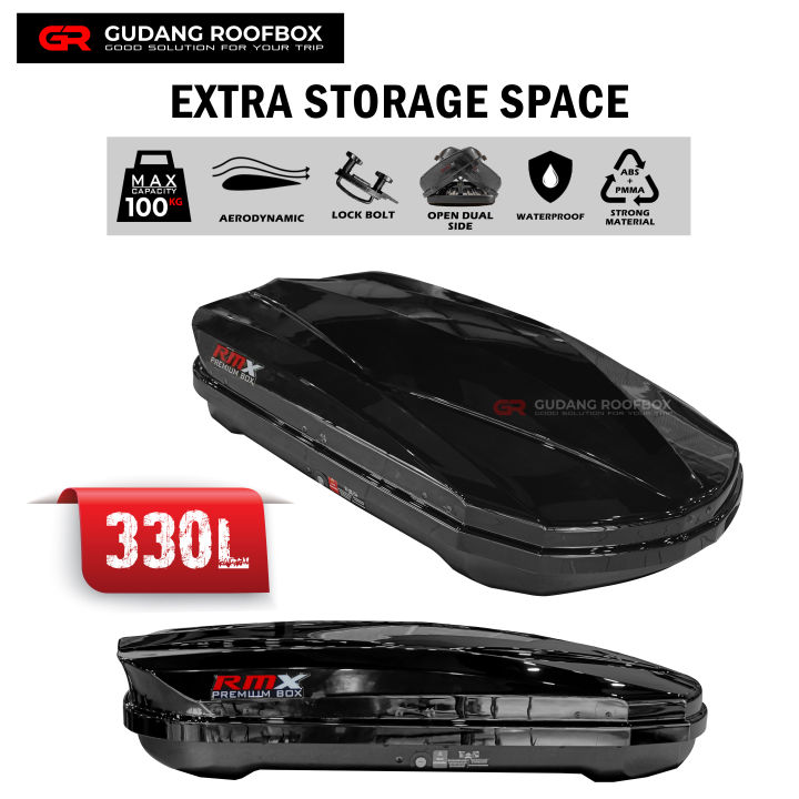 Roof Box Roofbox Rofbox Box Bagasi Atas Mobil Universal Material Abs ...