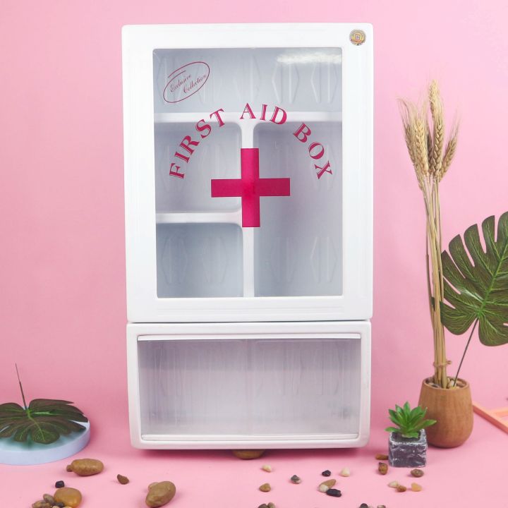 Maspion Kotak Penyimpanan Obat P3K First Aid Box Dinding Rumah Kantor ...
