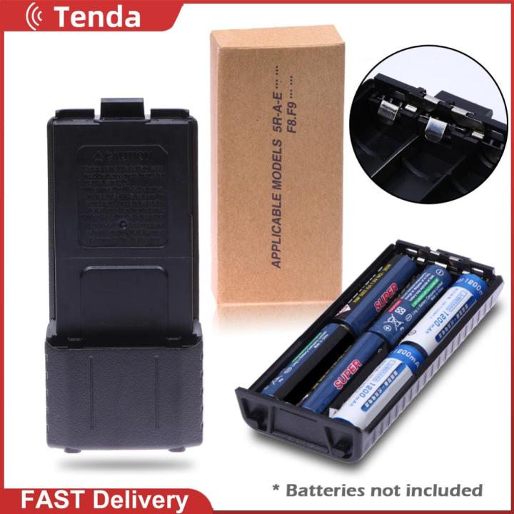 6AA Extended Battery Case Box for Baofeng Radio F8 F9 UV5R UV5RE Plus ...