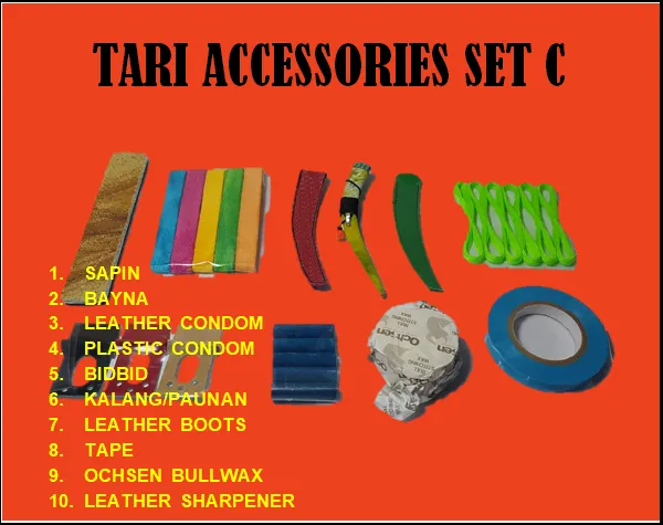 Tari Accessories Set C / Gamefowl Accessories / Manok Panabong ...