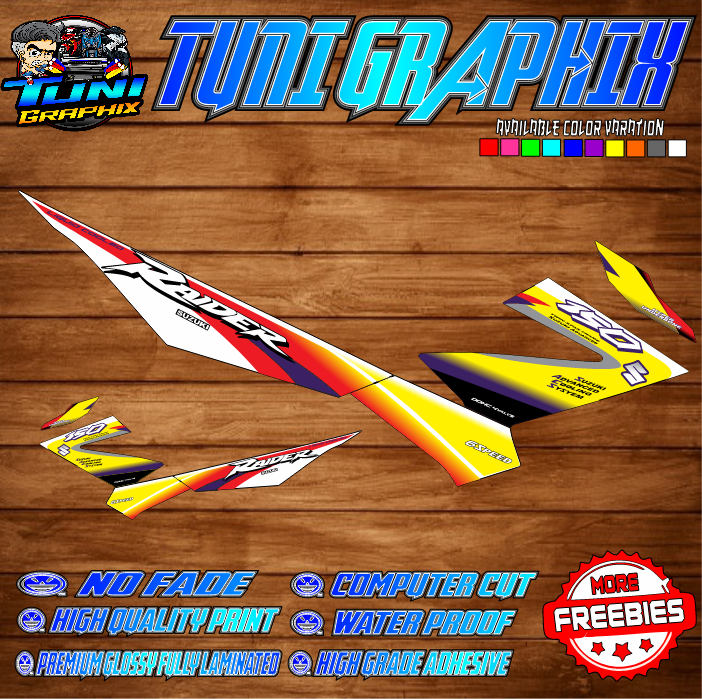 RAIDER 150 Fi DECALS ( 125 INSPIRED DESIGN ) with freebies | Lazada PH