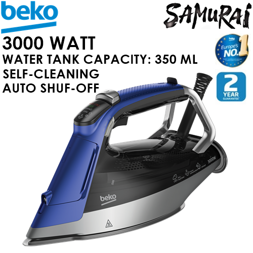 BEKO STEAM IRON 3000 WATT SPA9130B READY STOCK FAST SHIPPING | Lazada