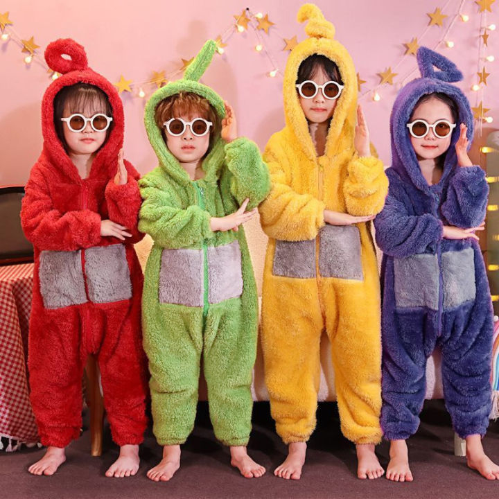 Anime Cartoon Teletubbies Cosplay Costume Kid Girl Boy Tinky Winky ...
