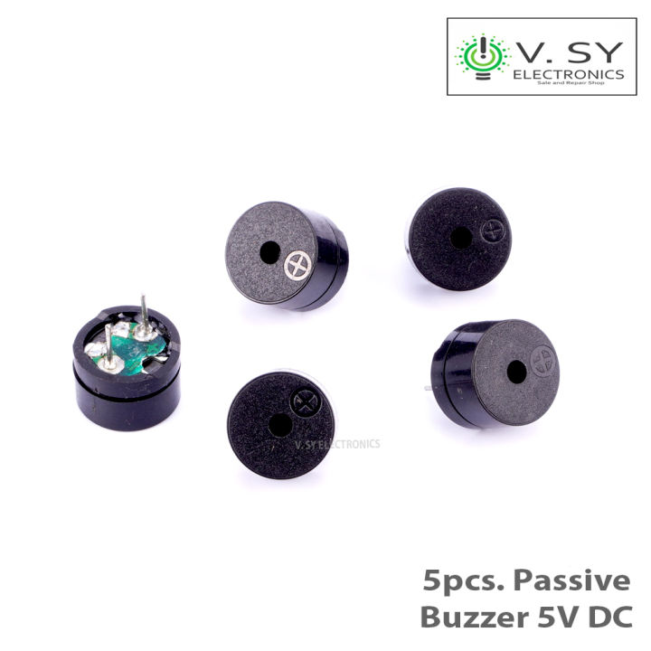 5pcs. 3V to 5V DC Passive Buzzer Buzz Beep Tone | Lazada PH
