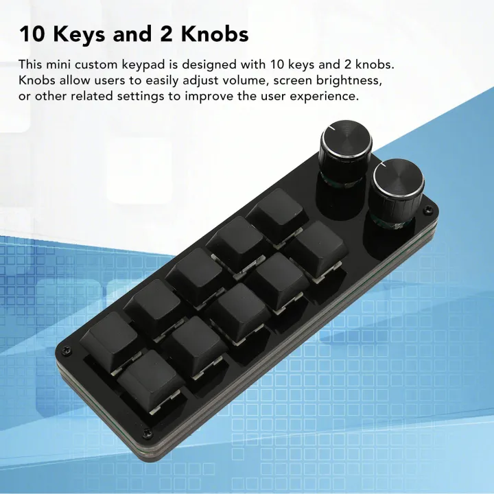 Mini Keypad Mechanical Programmable Macro Custom Keypad for Office ...