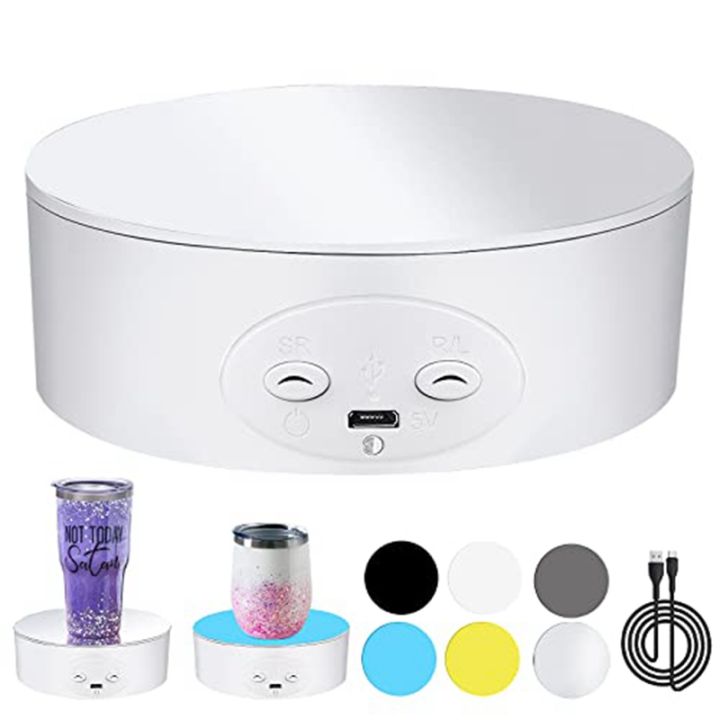 Cup Turner Rotating Display Stand for Tumblers, 360 Degree Automatic ...