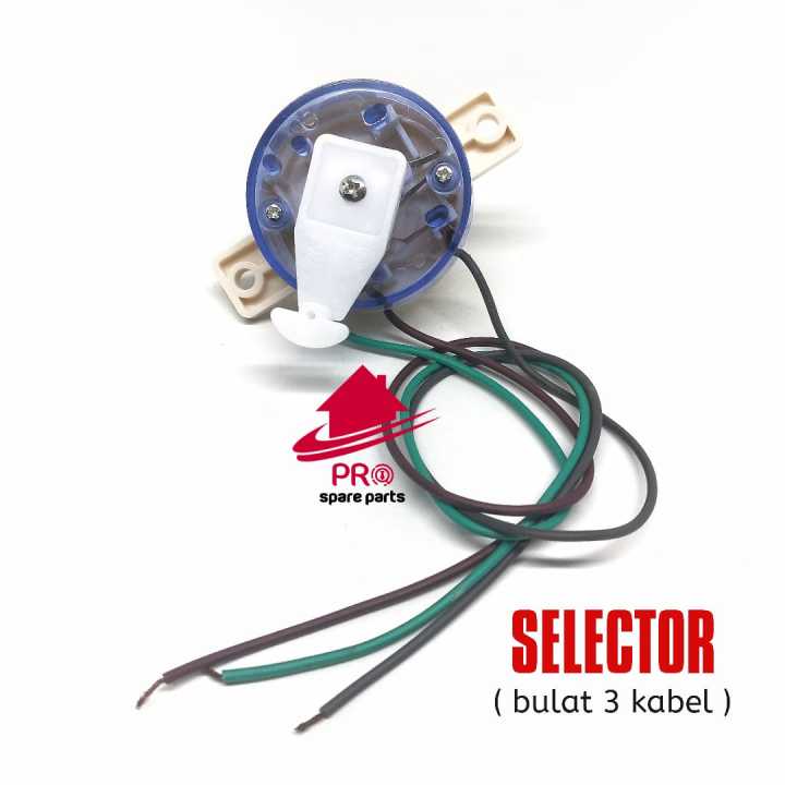Timer BULAT 3 Kabel Pembuangan Air Mesin Cuci - Switch Selector Drain ...