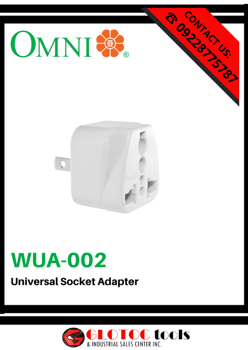 OMNI Universal Socket Adapter WUA-002 | Lazada PH