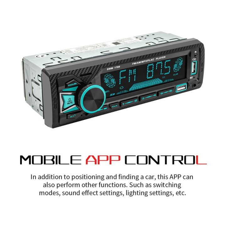 2022เครื่องเสียงรถยนต์ใหม่ Usb เสียงบลูทูธ Wma/Wav/Flac/MP3เครื่องเล่น ...