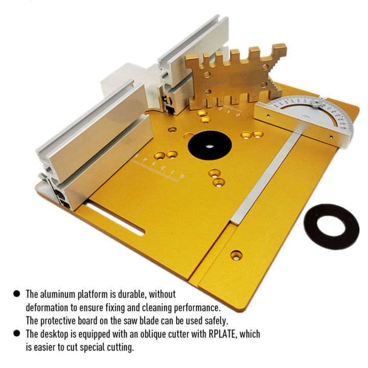 Aluminum Router Table Inserted into Board Electric Wood Grinding Board ...