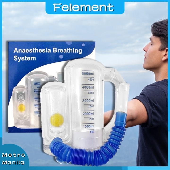 5000ml Breathing Trainer Lung Exerciser Incentive Spirometry Device ...