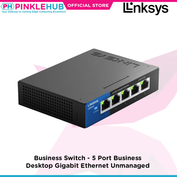 PinkleHub | Linksys Business Switch - 5 Port Business Desktop Gigabit ...