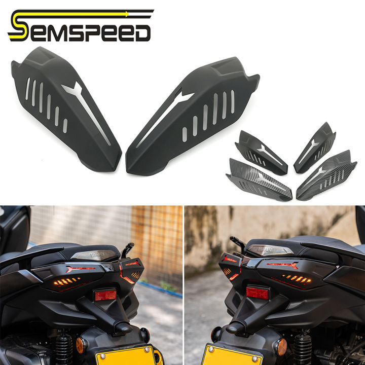 SEMSPEED Motorcycle Rear Taillight Tail Light Cover Guard For Yamaha ...